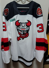 Binghamton Devils Sebastien Caron / Cory Schneider AHL Game Worn Jersey ...