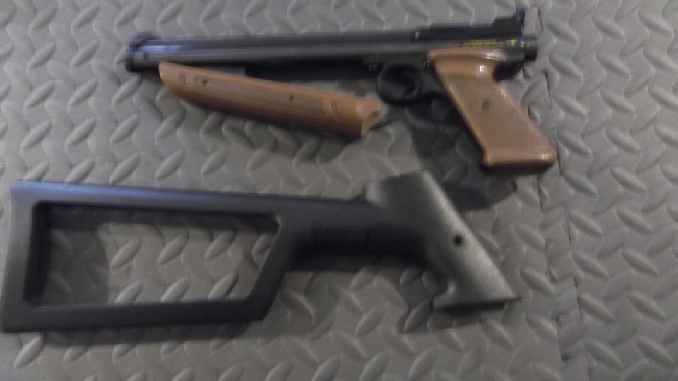 AMERICAN CLASSIC , CROSSMAN MOD 1377 AIRGUN WITH RIFLE STOCK | eBay