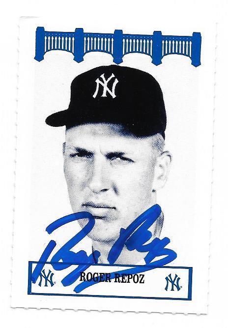 ROGER REPOZ 1992 THE WIZ YANKEES 60'S AUTOGRAPHED SIGNED | eBay
