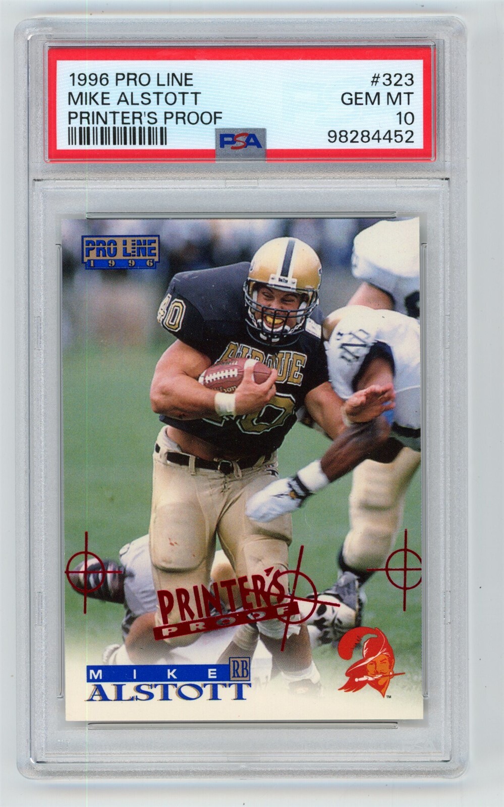 1996 Pro Line MIKE ALSTOTT #323 Printer's Proof RARE RC PSA 10 GEM *POP ...