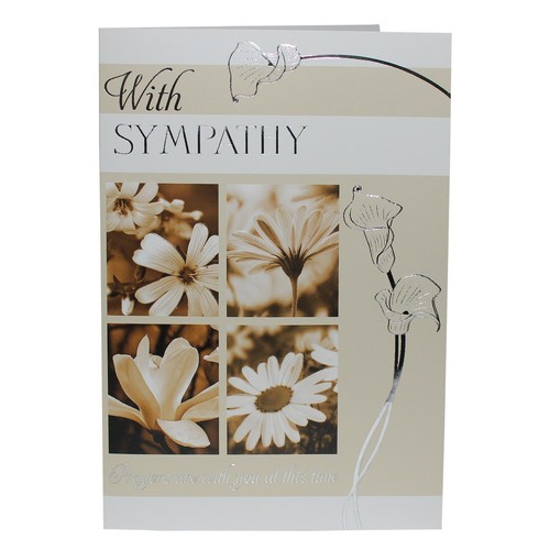 Sympathy Card with Envelope - Flowers 20663 | eBay