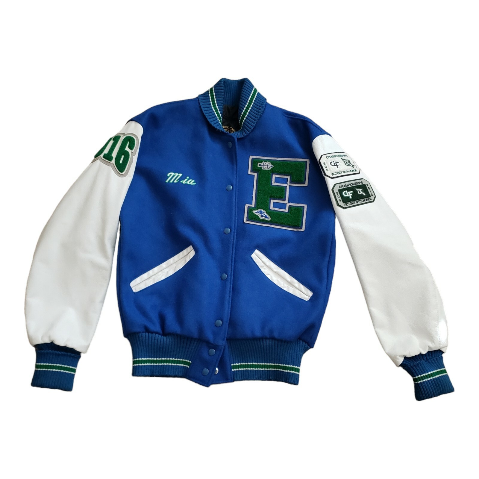 2016 Varsity High School letterman Jacket Sz Small Ma… - Gem
