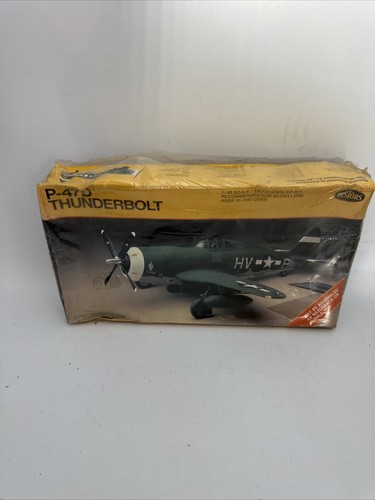 Vintage 1978 Testors Model Kit, P-47D Thunderbolt, No. 500, 1/48 Scale ...