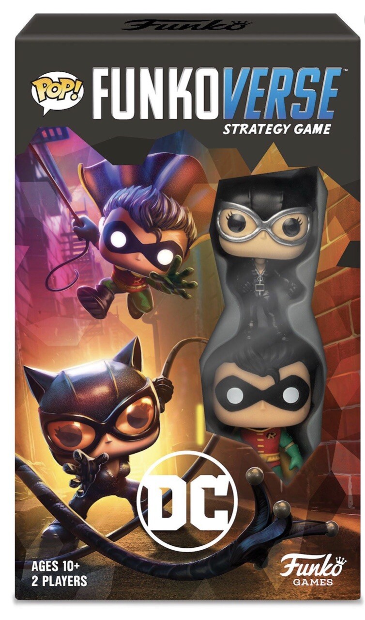 POP Funko DC Verse Strategy Game Robin Catwoman 101 Batman FUNKOVERSE NEW