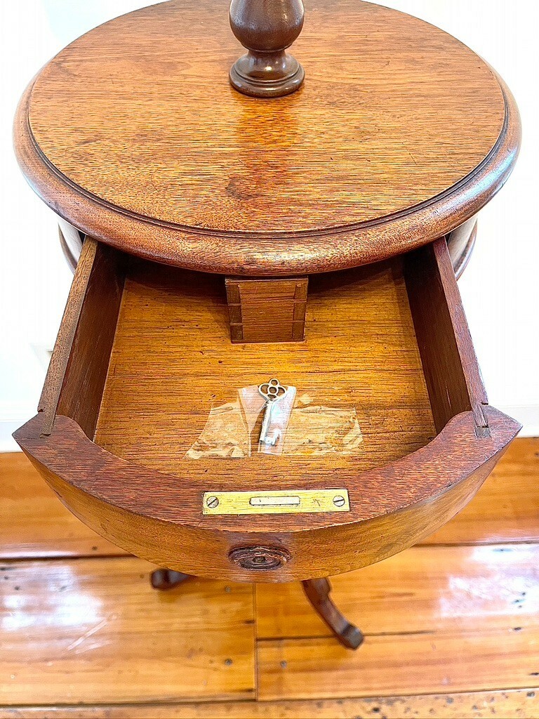 Antique 1800s Victorian Shaving Stand _ Vintage Pedestal Grooming ...