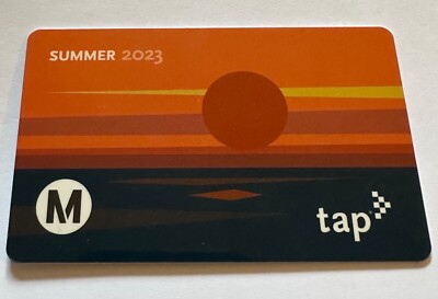 Metro TAP Card Summer 2023 Bus Subway Transit Lmtd Edition July NOT ...