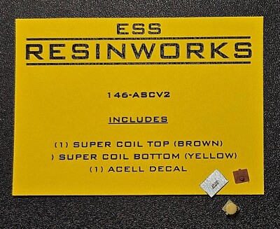 1/24 1:24 SCALE MODEL ACCEL SUPER COIL ESS RESINWORKS 146-ASCV2 COLORED ...