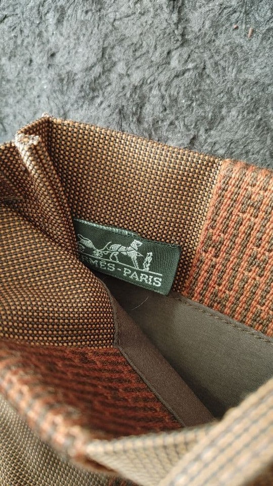 Excellent condition HERMES Sacoche Air Line Brown | eBay