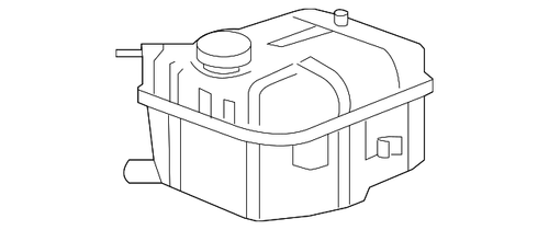 Genuine GM Radiator Surge Tank 22950436 | eBay
