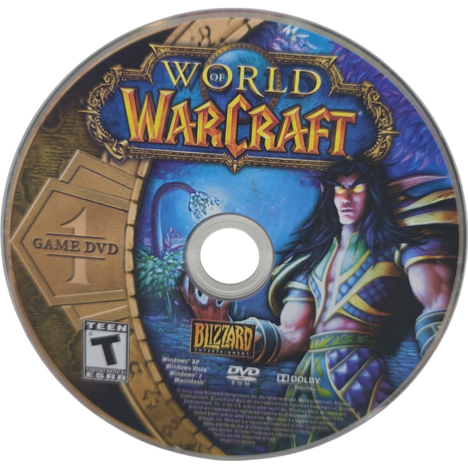 World Of Warcraft PC DVD Game Blizzard 2009 2 Discs Set | eBay