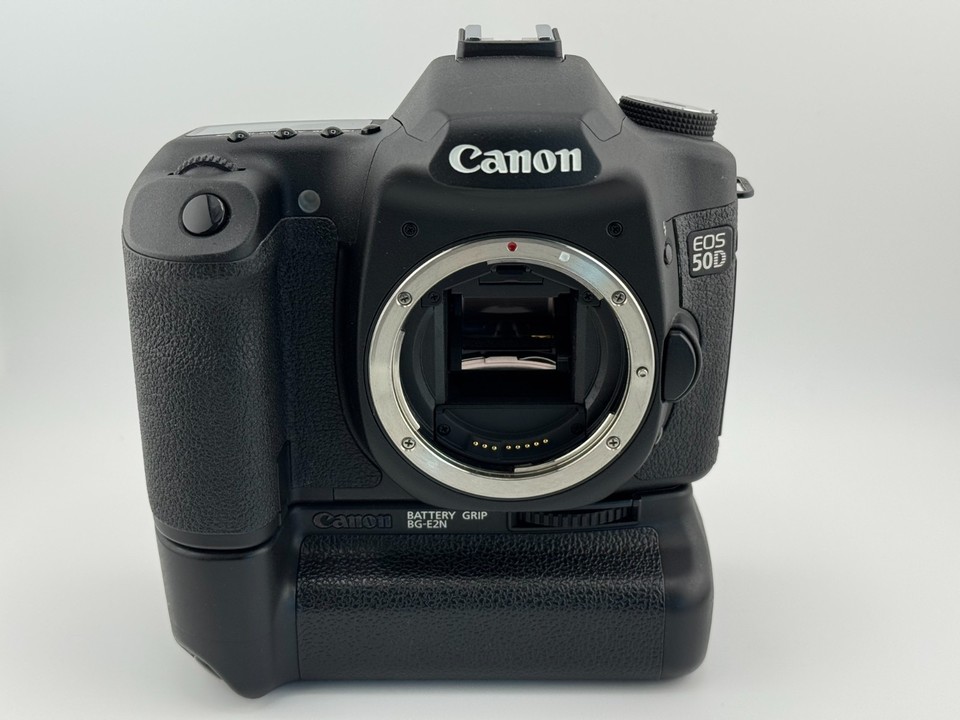 Canon EOS 50D DSLR, BG-E2N Grip, Canon EF 50mm F1.8Lens, 8GB card ...