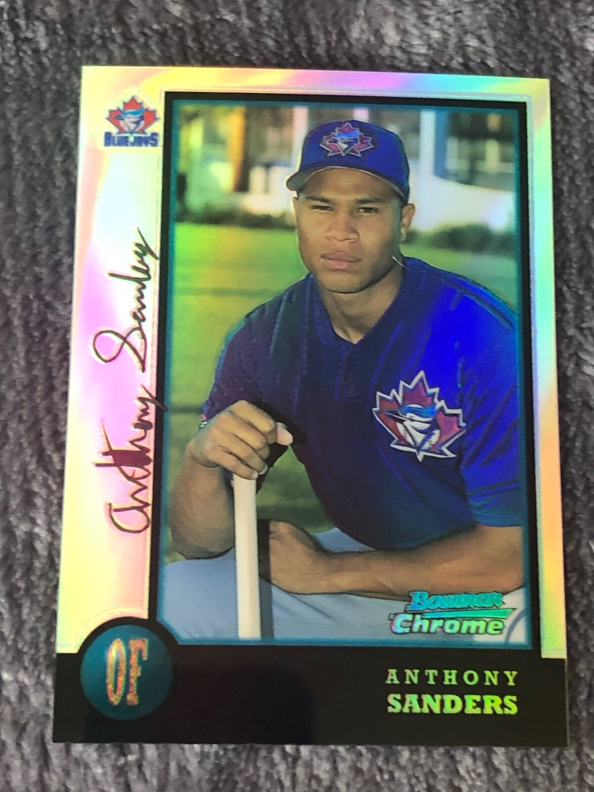 1998 (BLUE JAYS) Bowman Chrome Refractors #95 Anthony Sanders | eBay