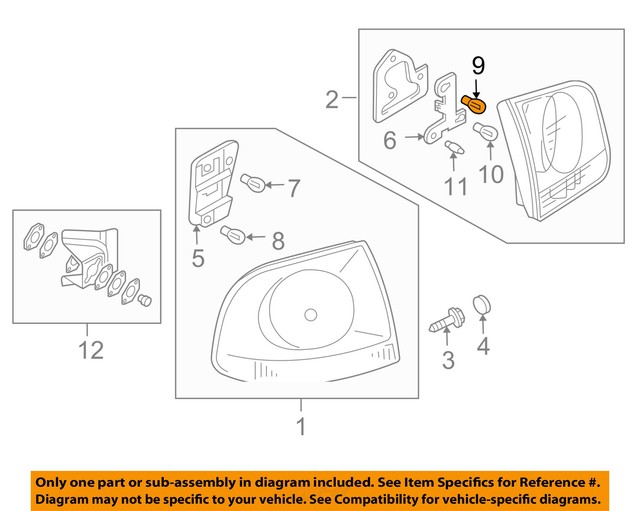 Volkswagen N10251002 Genuine OEM Tail Lamp Bulb for sale online | eBay