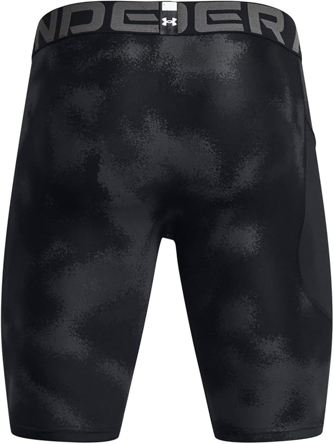 Under Armour Men's UA HeatGear Printed Long Compression Shorts | eBay