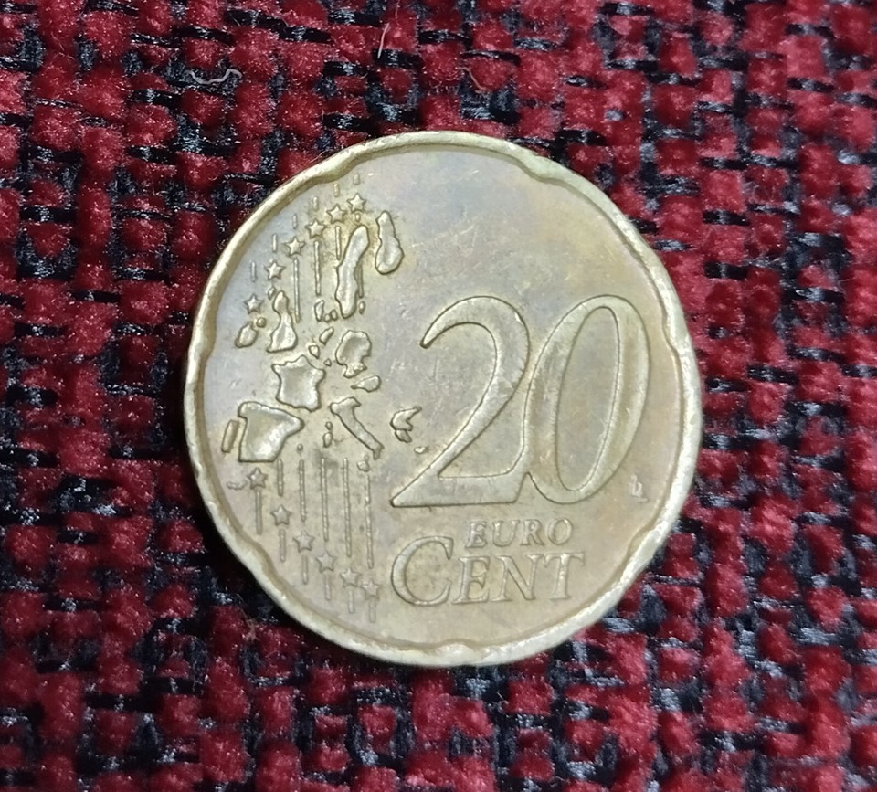 EURO Coin 20 Cents M.A.C. 2002 ITALY | eBay