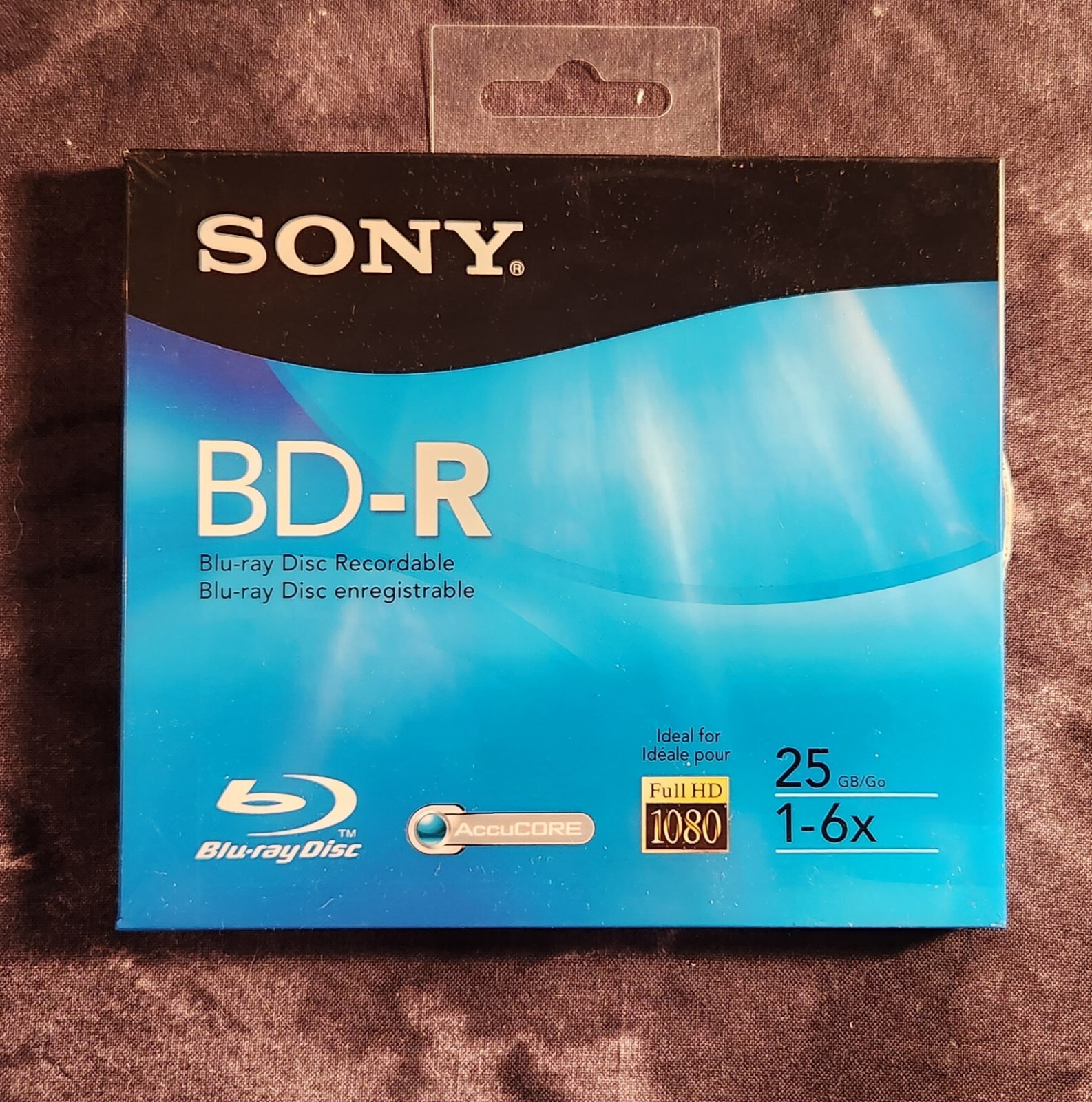 Sony Full HD 1080 Recordable BD-R Blu-Ray Disc 25GB 1-6X Lot Of 2 NEW ...