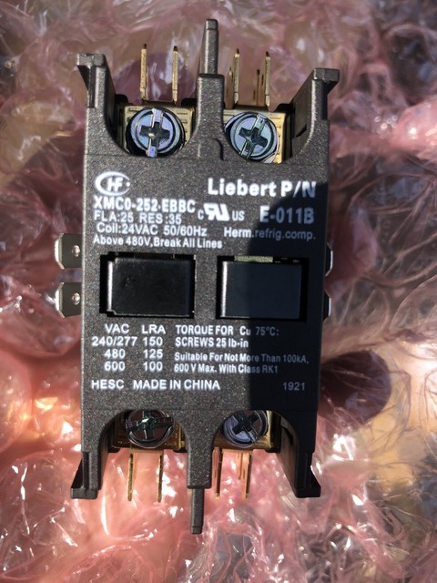 Liebert Compressor Contactor 24v 20/30 a 2p E-011bs for sale online | eBay