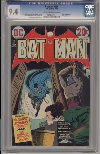 BATMAN #250 CGC 9.4 OW/W ROBIN HIGH GRADE DC COMICS 1973 | eBay