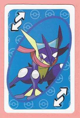 Greninja, Blue Reverse, Single Swap Pokemon UNO Card, 2 ¼" x 3 ½" - NM ...
