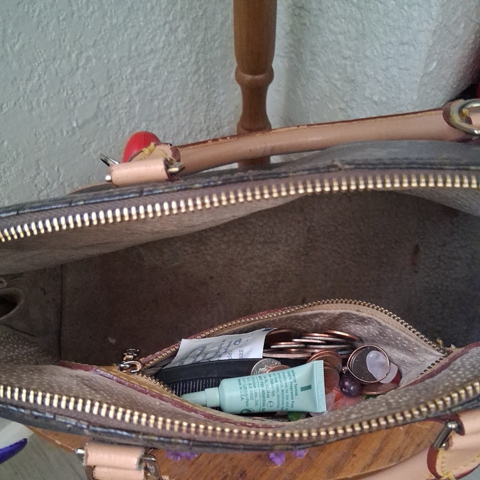 Louie Vuitton Purse Slightly Used But Tooken Care Of In Brown And ...