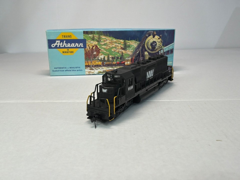 RARE ATHEARN HO SD40-2 POWERED NORFOLK WESTERN 6126 LOCOMOTIVE TESTED ...