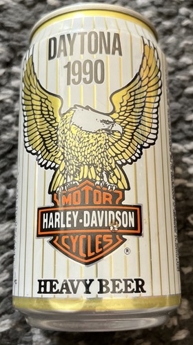 HARLEY DAVIDSON DAYTONA 1990 HEAVY BEER CAN EVANSVILLE BREWING CO | eBay