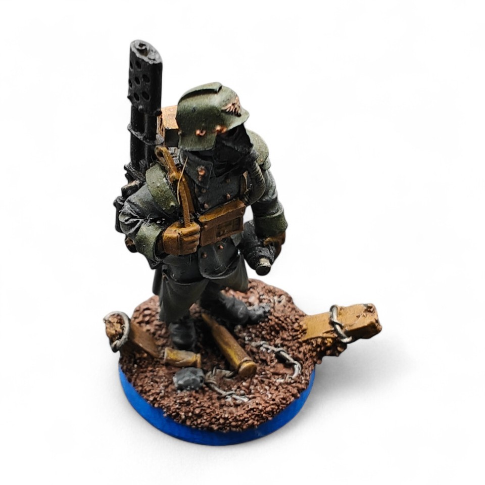 Death Korps Krieg Infantry Squad Painted Forge World Warhammer 40K | eBay
