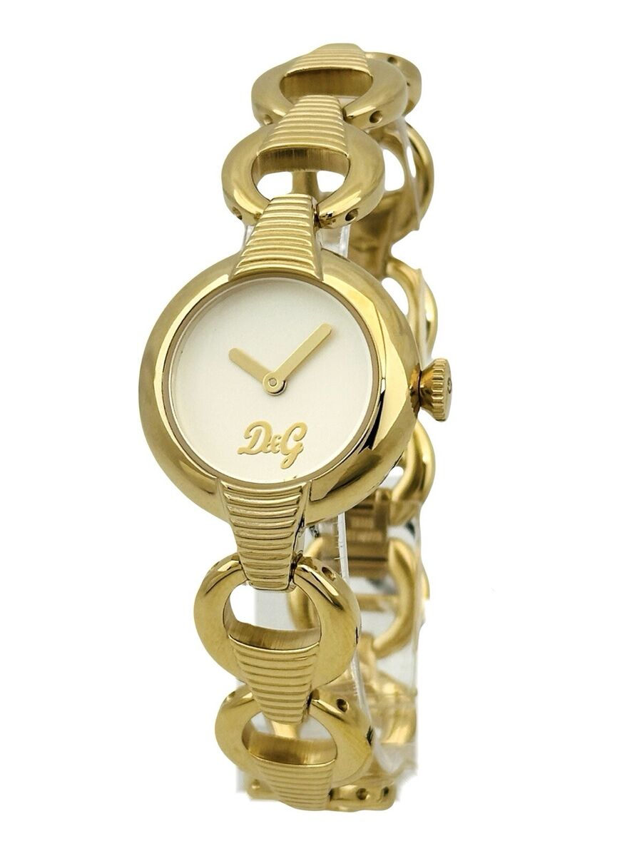 D&G Dolce & Gabbana DW0343 Ladies Soft Yellow Gold Links D&G Dolce & Gabbana DW0343 Ladies Soft Yellow Gold Links