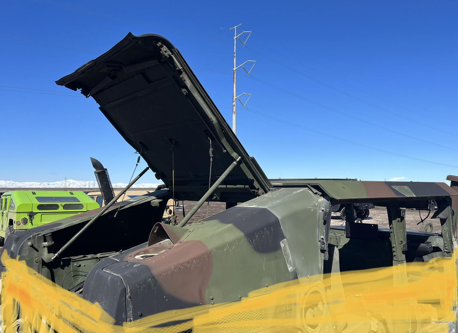 HMMWV Hard Top (4 door, turret) Slantback | eBay