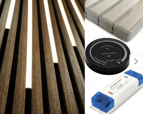 3 LED Light Strip For Acoustic Wall Panel 3Pack | eBay UK