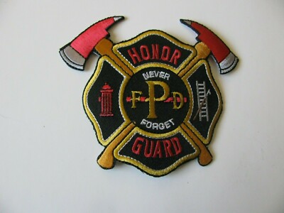 FPD Terryville Ct Conn zip=06786 Fire Rescue Dept Patch Iron On 4” Rare ...