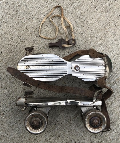 Vintage Kingston 612 Clipper Metal Roller Skates & Key | eBay