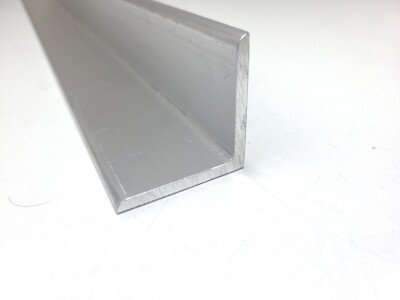 6061 Aluminum Angle, 2" x 2" x 10", 3/16" Thick Walls, Solid Stock ...