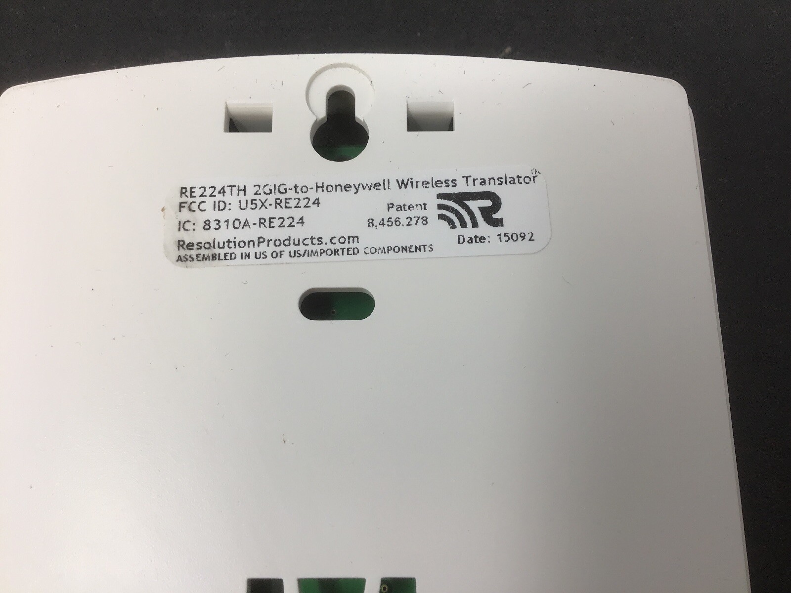 Resolution Products RE224TH Wireless Translator 2GIG To Honeywell | eBay