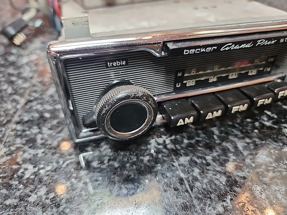Becker Grand Prix Stereo Radio Used working Mercedes Ferrari Oem W/ Amp ...