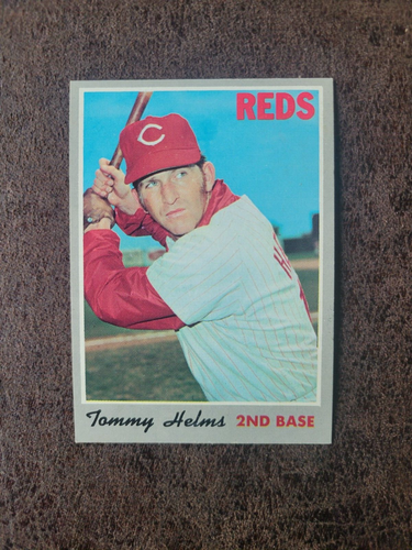 1970 Topps Baseball Tommy Helms #159 - Cincinnati Reds - Mid to High ...