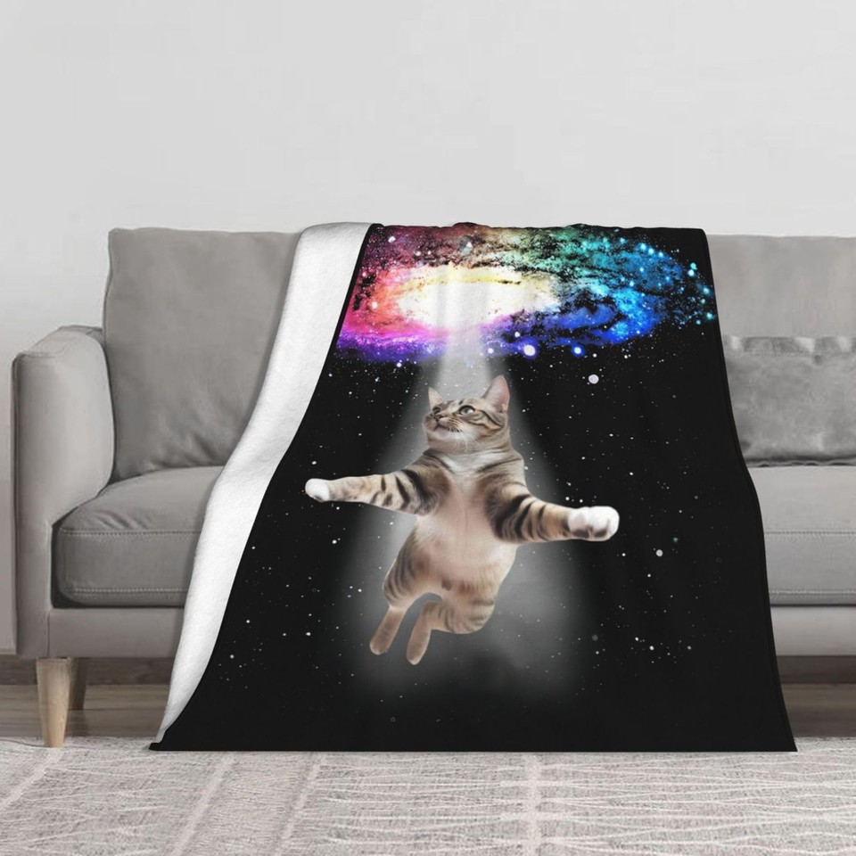 Funny Cat Blanket Cute Cat Lover Gifts Throw Blankets for Girls Boys ...