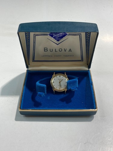 Vintage BULOVA Gold Filled Automatic Mens Watch W/Box, Pre-Owned Runs ...