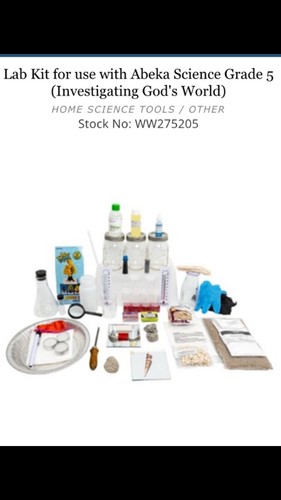 Abeka Science Kit, Grade 5 by Home Science Tools. | eBay