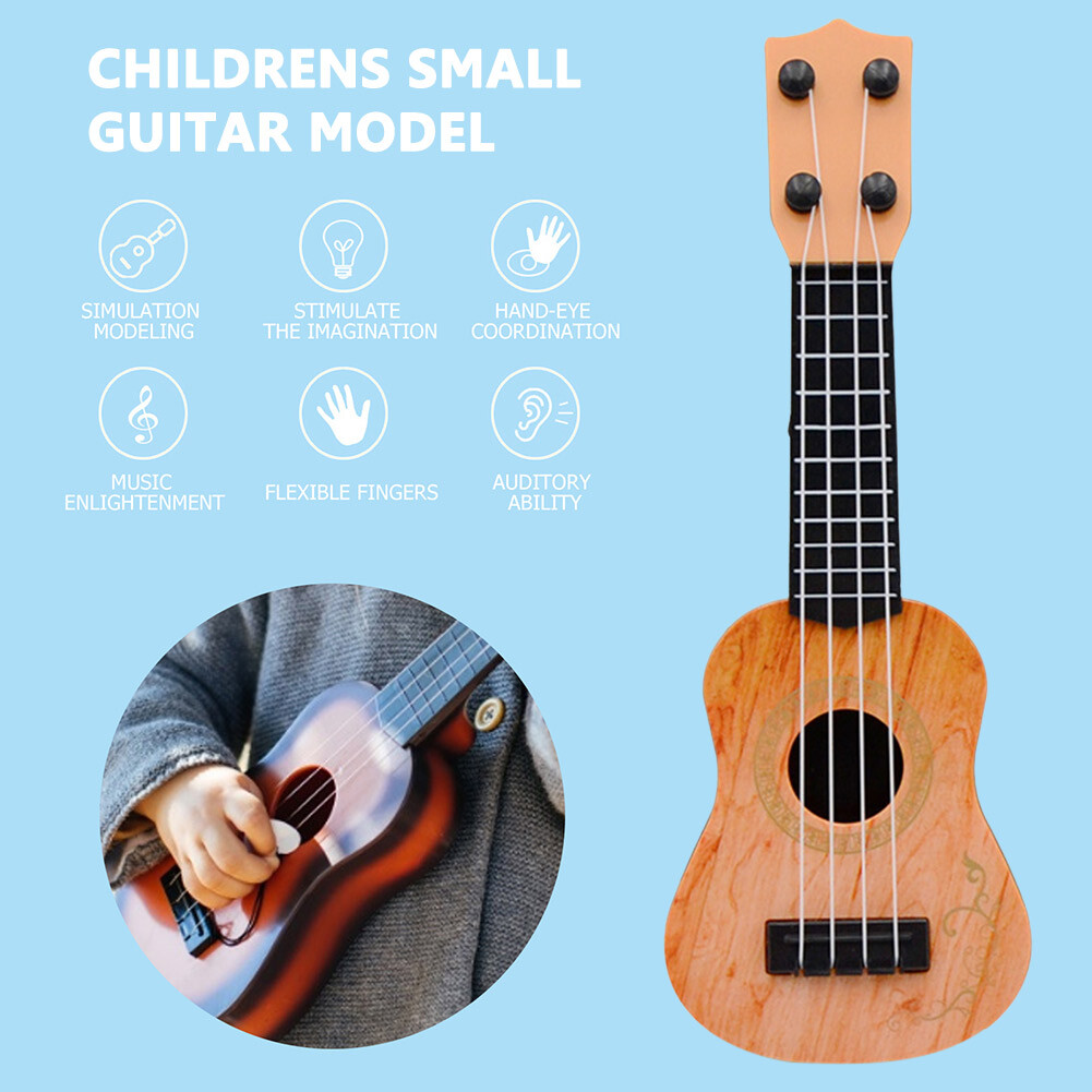 4 String Mini Guitar Musical Instruments Childrens Education Toy (B ...