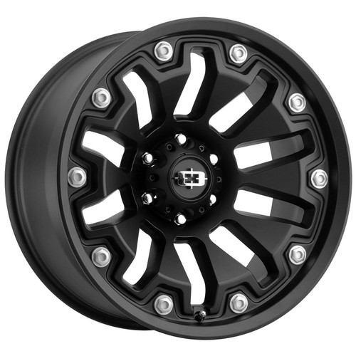 18x9 +12 Vision 362 Armor 5x139.7 Satin Black Wheels (Set of 4) | eBay