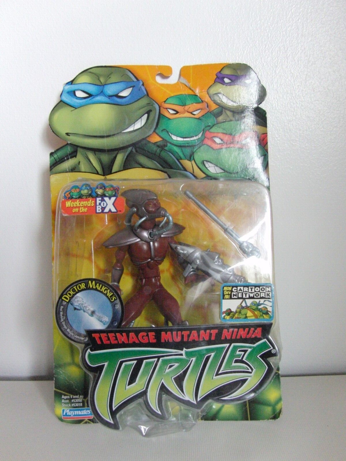 2004 Teenage Mutant Ninja Turtles TMNT Doctor Malignus 5.5" figure ...
