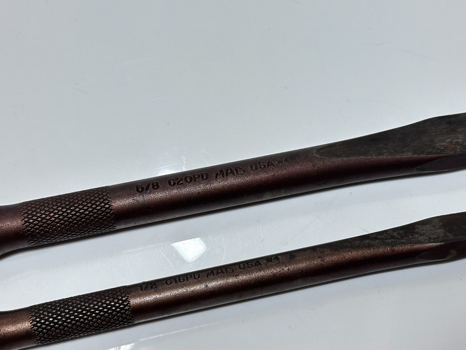 MAC Tools USA 2pc Flat Tip Chisel Set - C20PD 5/8" & C16PD 1/2" | eBay