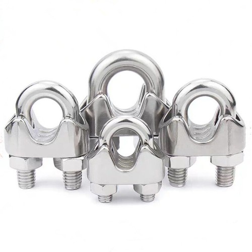 1/2/5pcs Stainless Steel 304 Wire Rope Grips Clamps U Bolts CLIPS 2mm ...