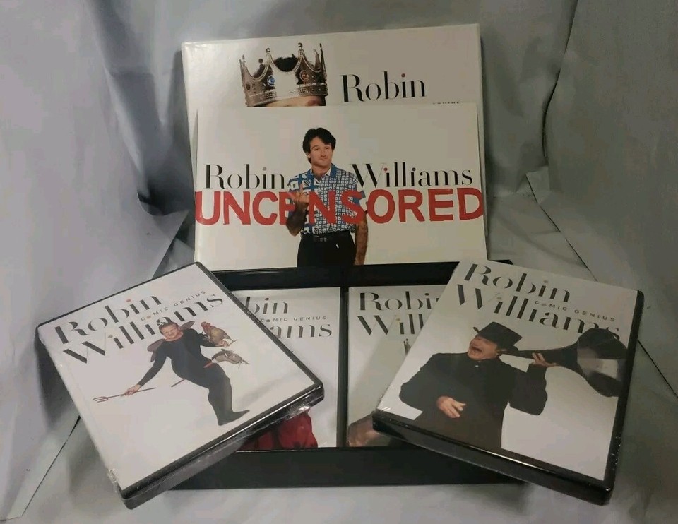 Robin Williams Comic Genius Time Life DVD Box Set Sealed DVDs Open Box ...