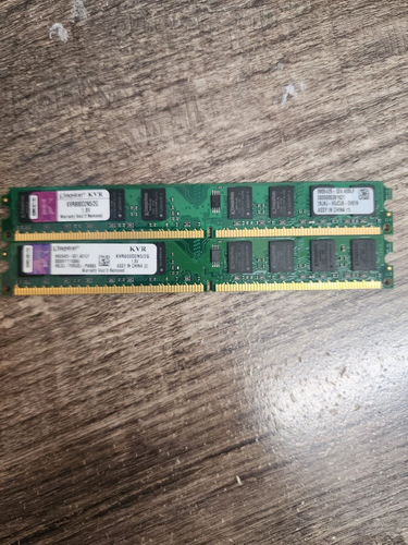 4GB Kit Kingston PC2-6400 DDR2 800MHz 240P DIMM Memory KVR800D2N5/2G ...