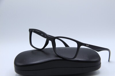 NEW RAY-BAN RB 7047 5196 MATTE BLACK AUTHENTIC FRAMES EYEGLASSES 54-17 ...
