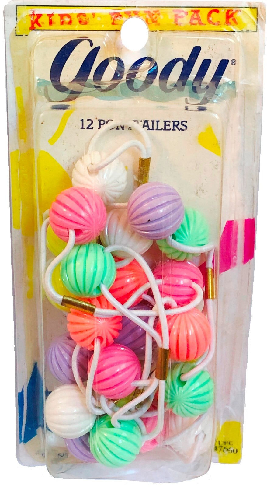 Vintage 1989 GOODY Kids' Fun Pack Ponytailers 12 Count #9896/5, Please ...
