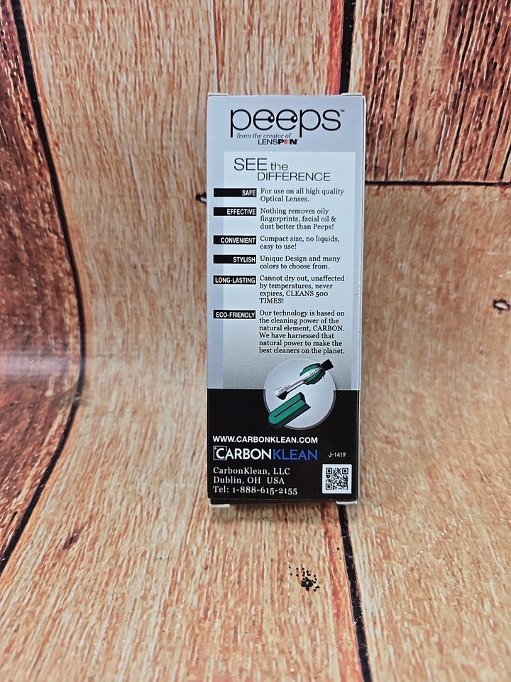 1-Peeps Carbon Klean Eyeglass Lens Cleaner - Carbon Microfiber ...