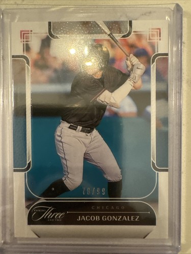 JACOB GONZALEZ 2024 PANINI THREE AND TWO BASEBALL CHICAGO #13 /99 Q3545 | eBay